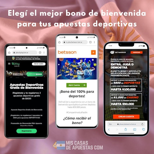 Mejores Bonos de bienvenida para Apuestas en Argentina 2024