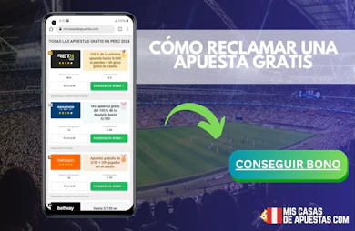 Apuestas gratis Perú: Casas de apuestas con freebet y por registro